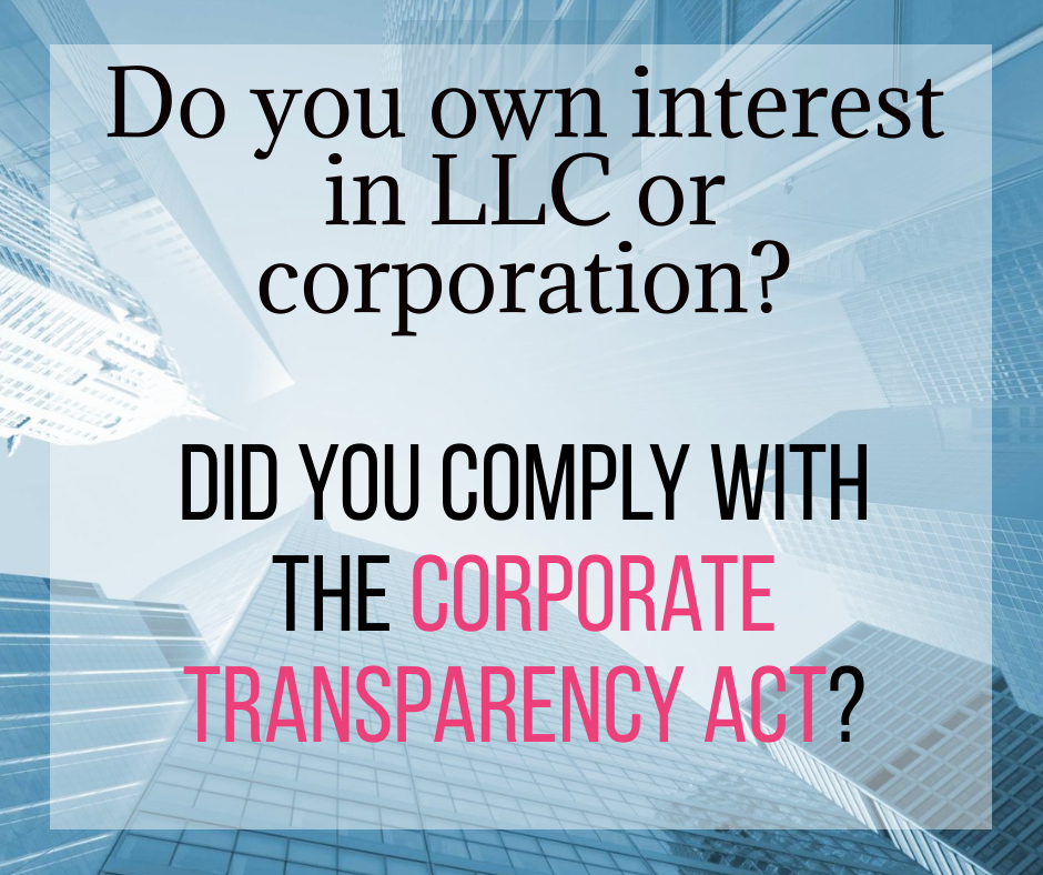 The Corporate Transparency Act - Kelly Longtin Law