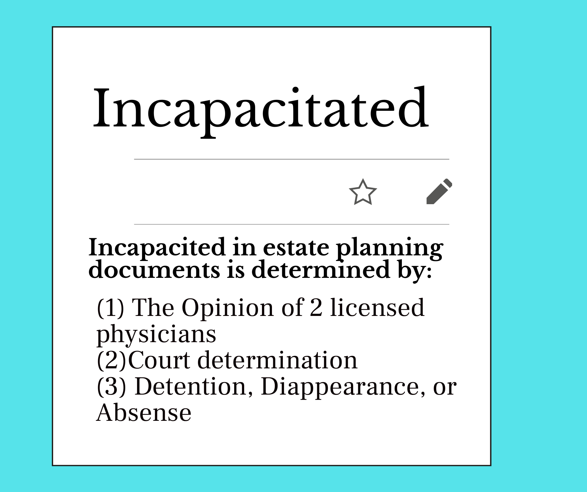 What Makes a Person by Definition Incapacitated in Estate Planning ...
